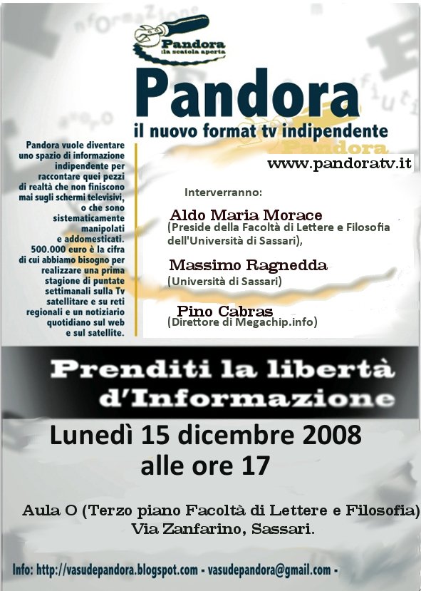 Pandora TV - Massimo Ragnedda